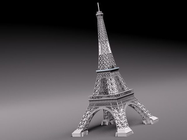 Eiffel Tower 3D Models for Download | TurboSquid
